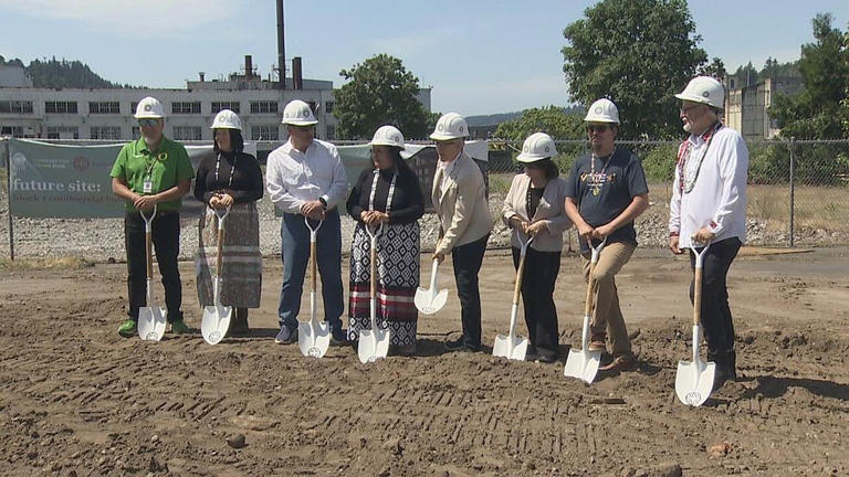 Tumwata village groundbreaking is a new chapter for Willamette Falls