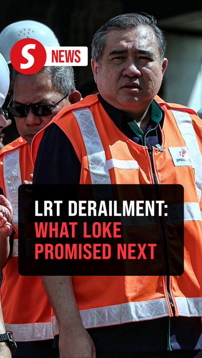 I will take full responsibility for LRT derailment incident, says Loke