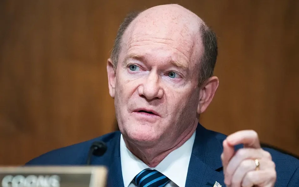 Coons challenges Fox host as Trump health scrutiny grows