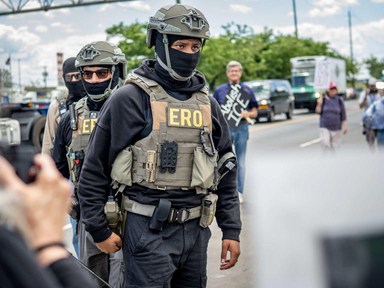 Protester who threatened ICE agent’s family at Delaney Hall facing ...