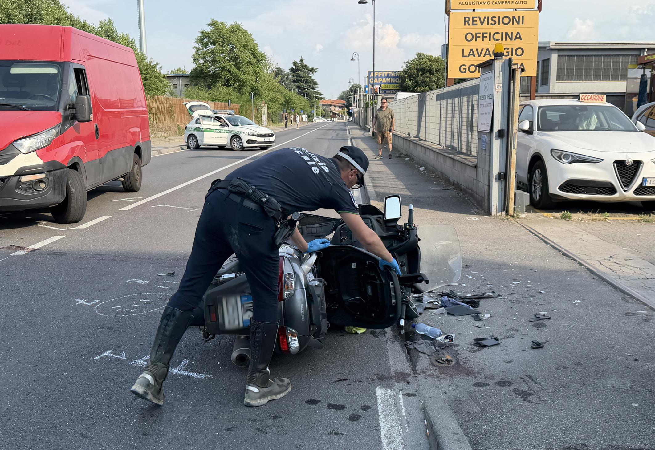 Scontro tra una moto e un furgone. Muore 47enne di Pieve Emanuele. L ...