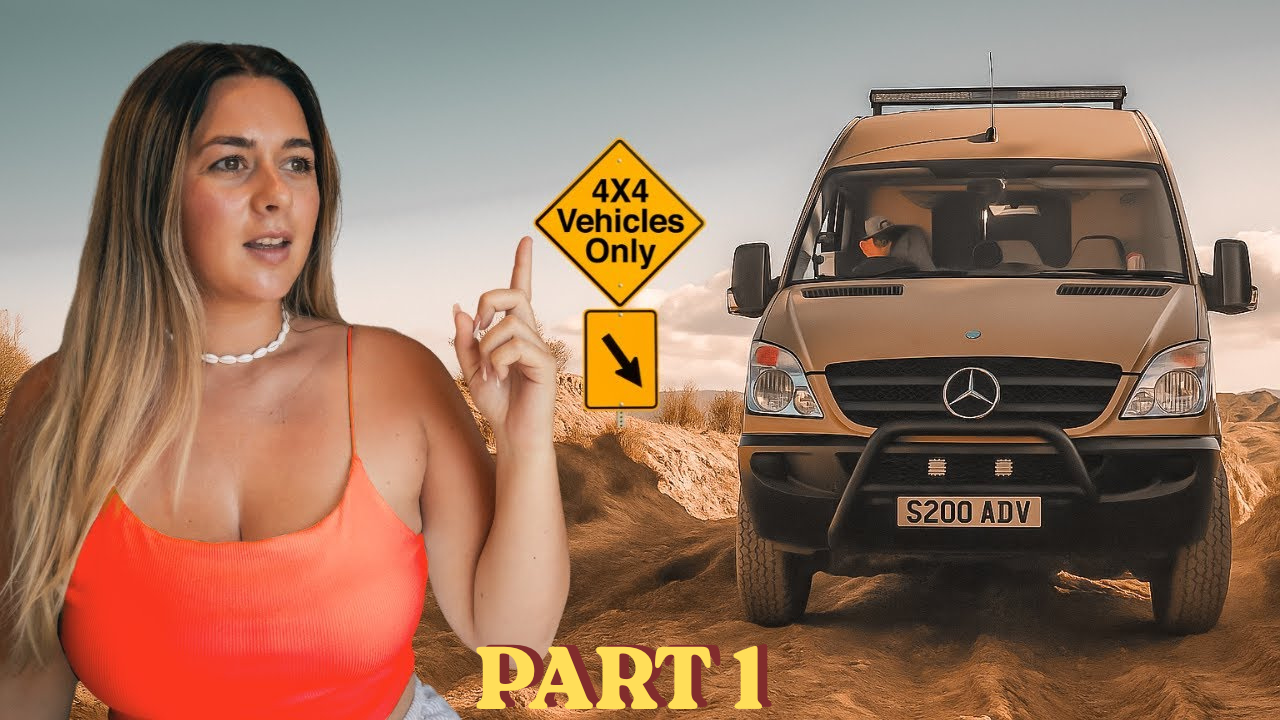 We took our campervan off road into the desert part 1