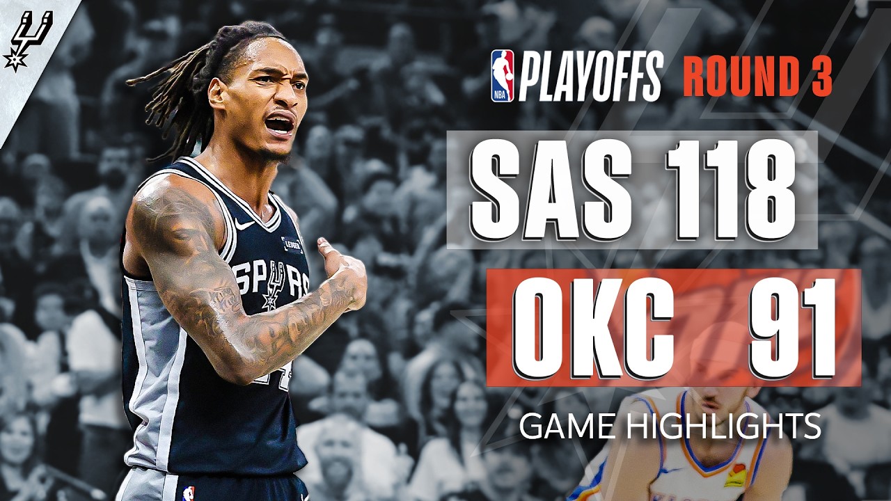 Les Spurs écrasent le Thunder et arrachent un Game 7 en finale de ...