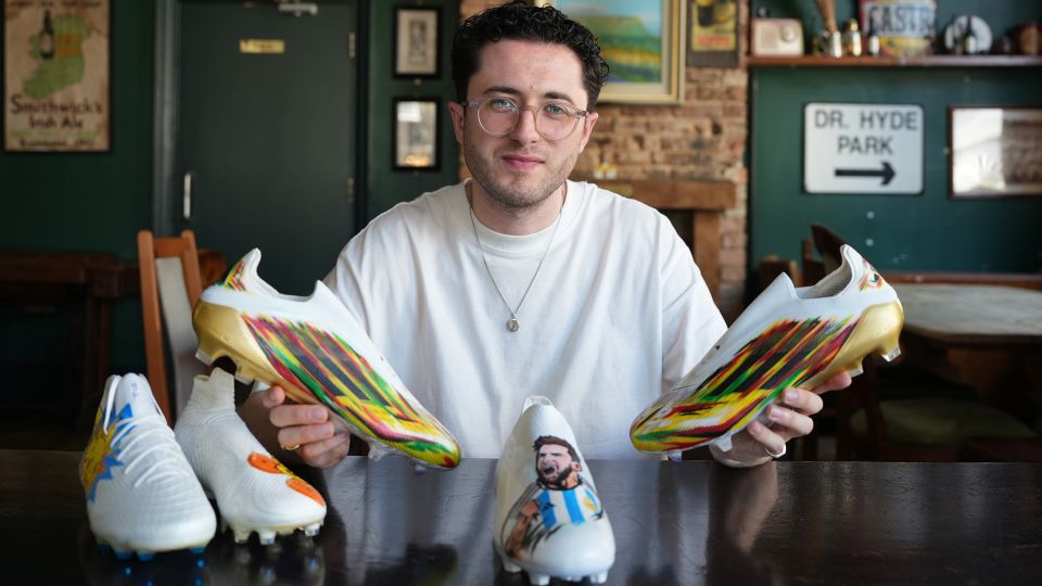 Meet the man creating bespoke art for the world’s best athletes