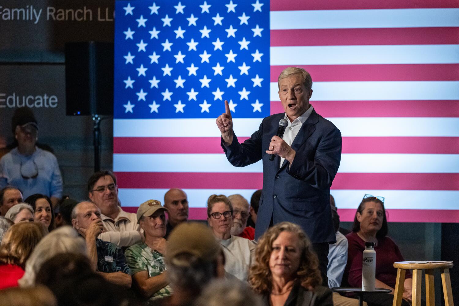 Becerra leads governor's race, with Hilton and Steyer in tight contest ...