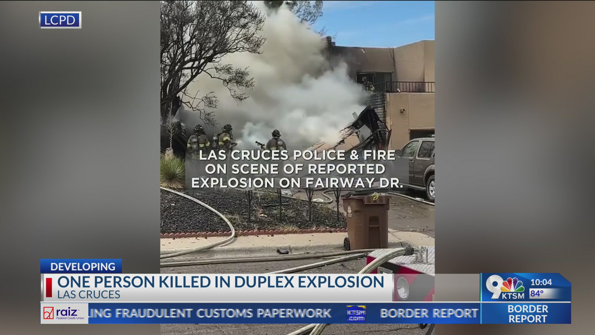 1 person dead after Las Cruces home explosion
