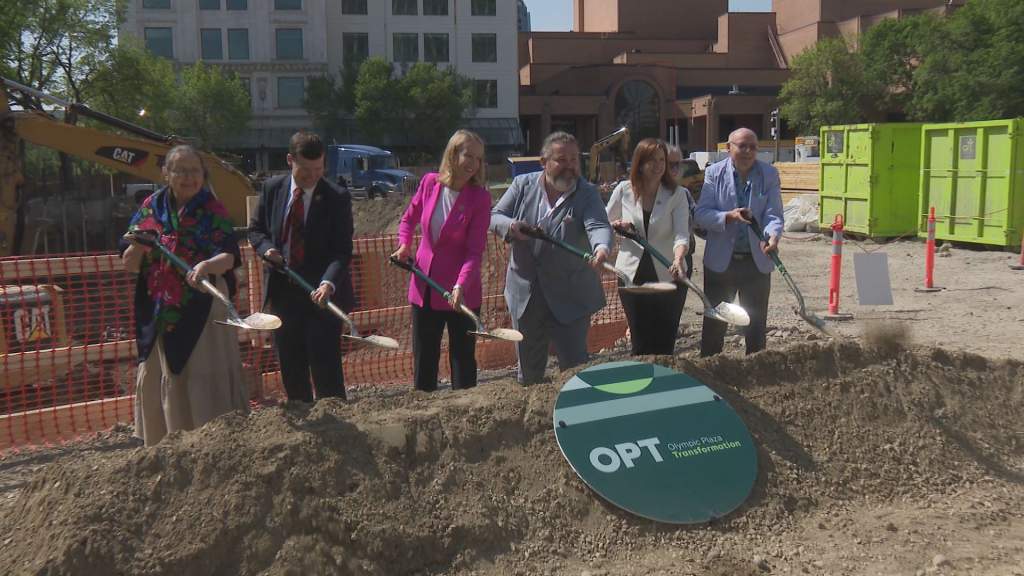 Construction begins on Olympic Plaza transformation project in downtown ...