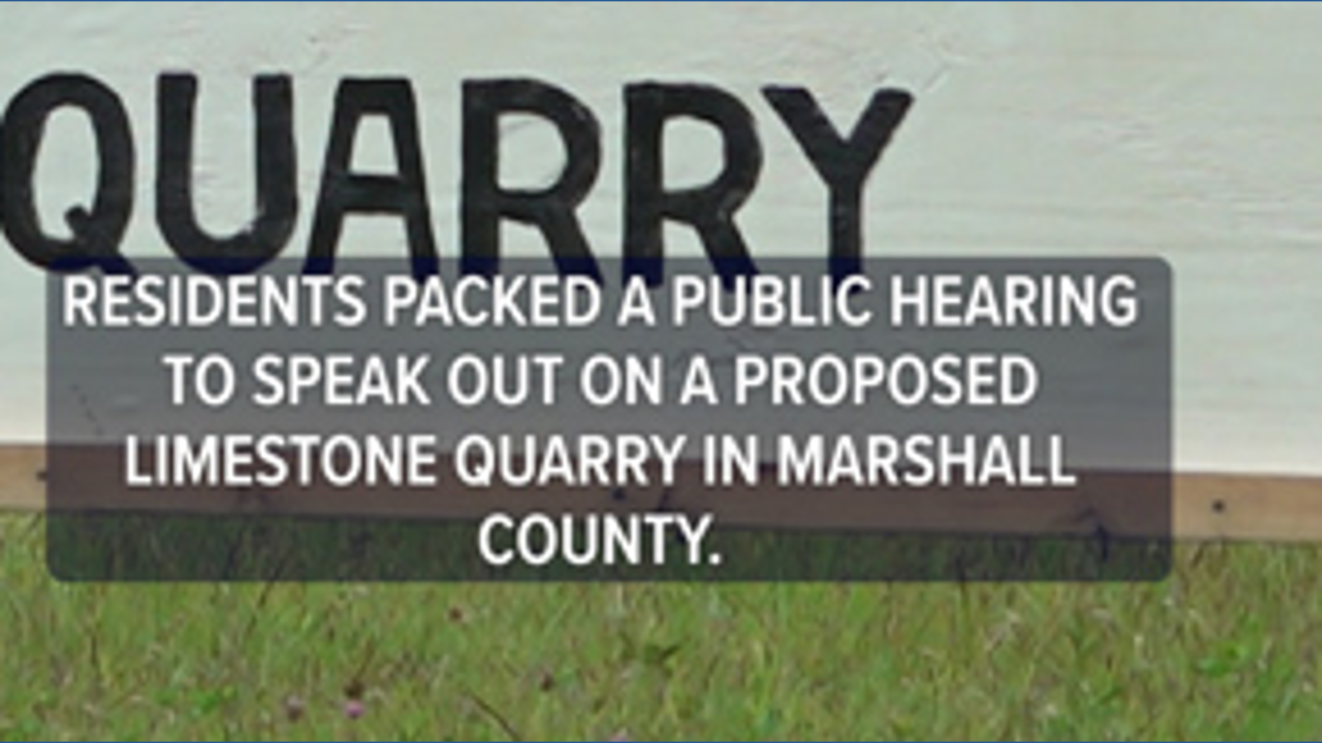 Public hearing held over proposed limestone quarry near Guntersville