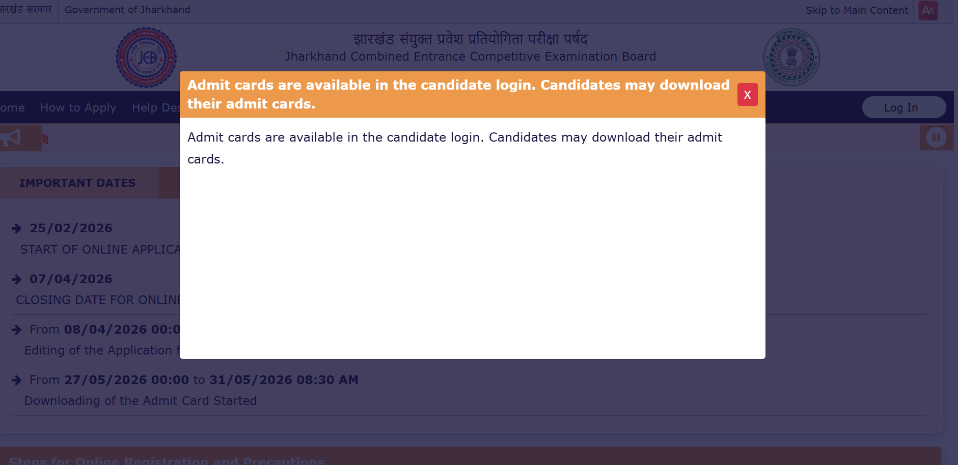 Jharkhand BEd admit card 2026 released at bedcet.jceceb.org.in: Direct ...