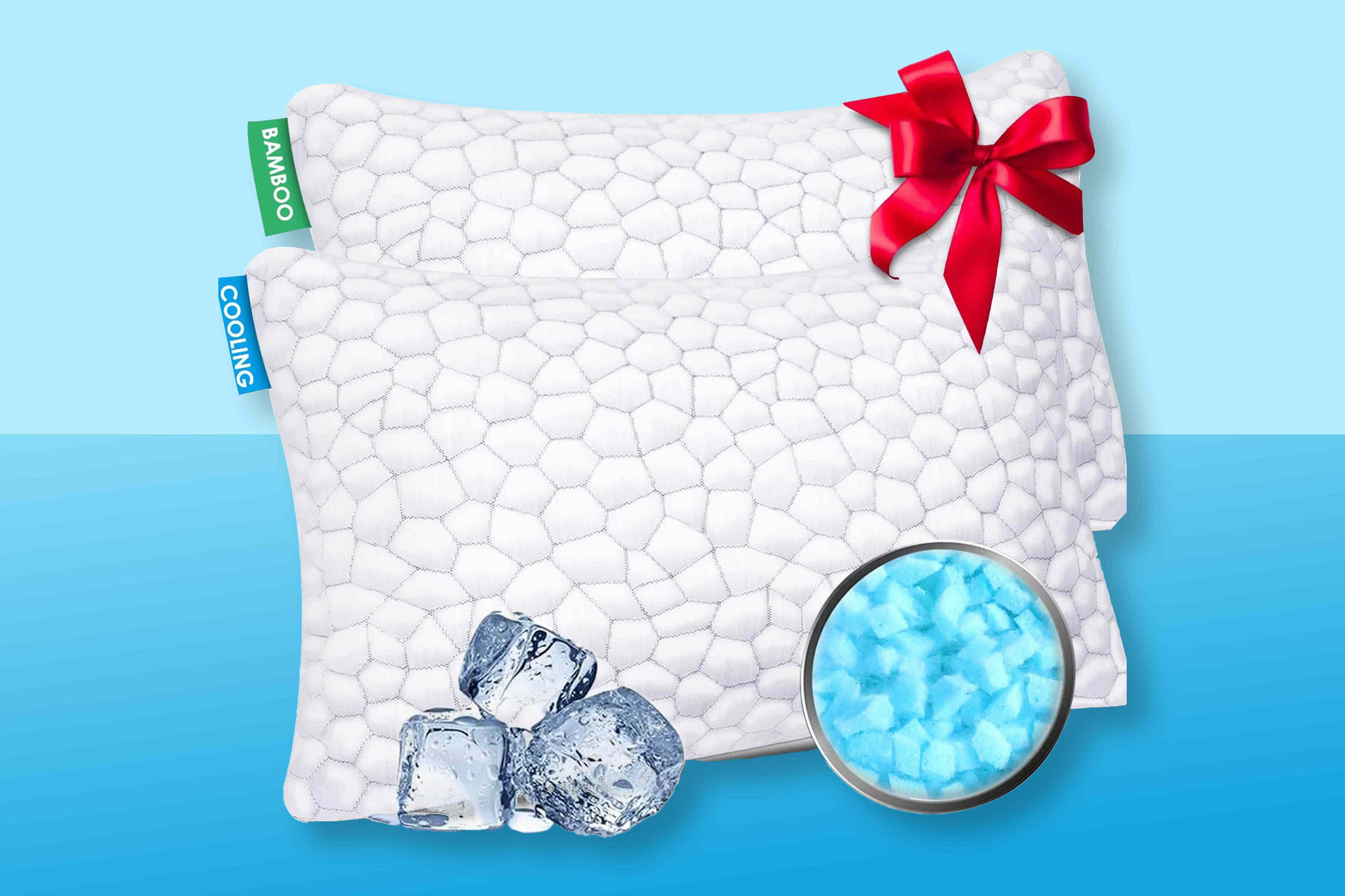 Shoppers say this cooling pillow's icy side extinguishes hot flashes ...