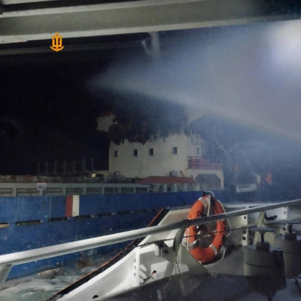 Russian drone hits Turkish-owned cargo ship in Black Sea, crew injured
