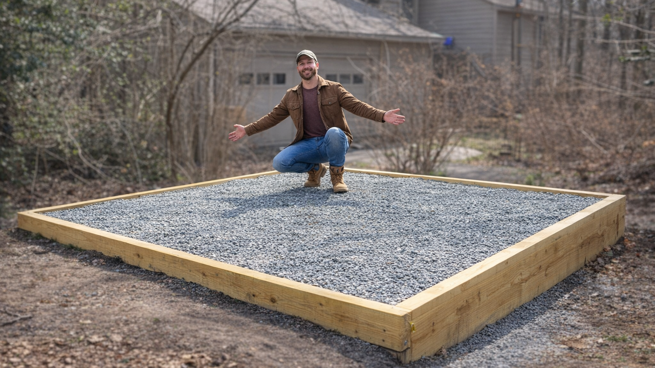 Don’t put a shed on bad ground and hope for the best - do this instead