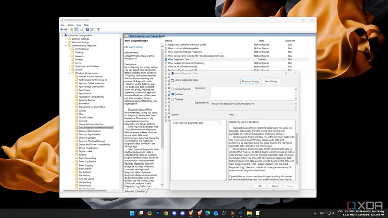 I disabled these Windows 11 features with Group Policy, and my PC ...