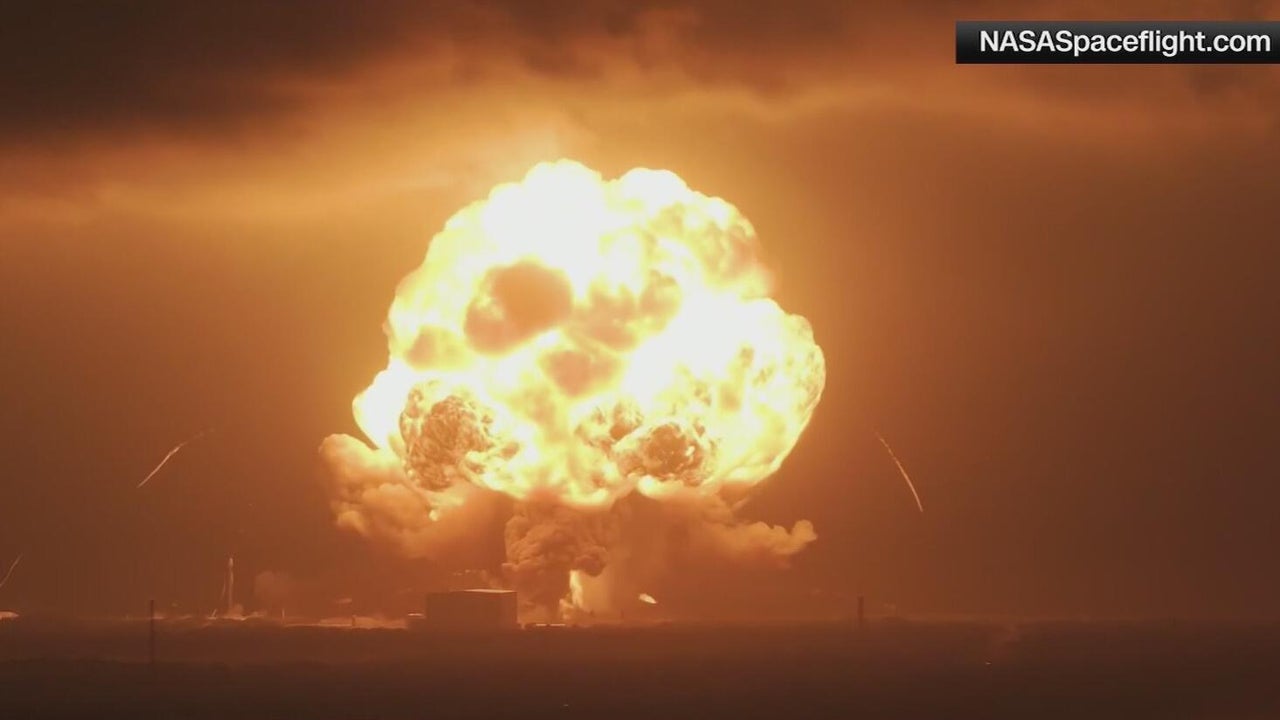 Jeff Bezos' Blue Origin rocket explodes on launch pad in Florida