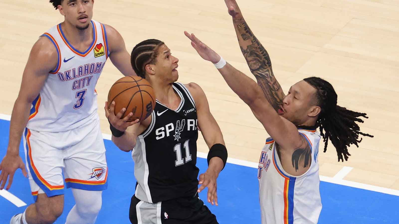 Spurs’ Carter Bryant earns strong Mitch Johnson praise after shutting ...