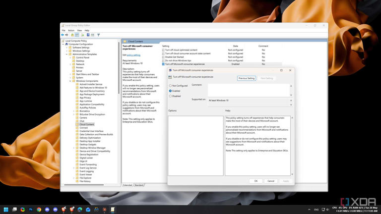 I disabled these Windows 11 features with Group Policy, and my PC ...