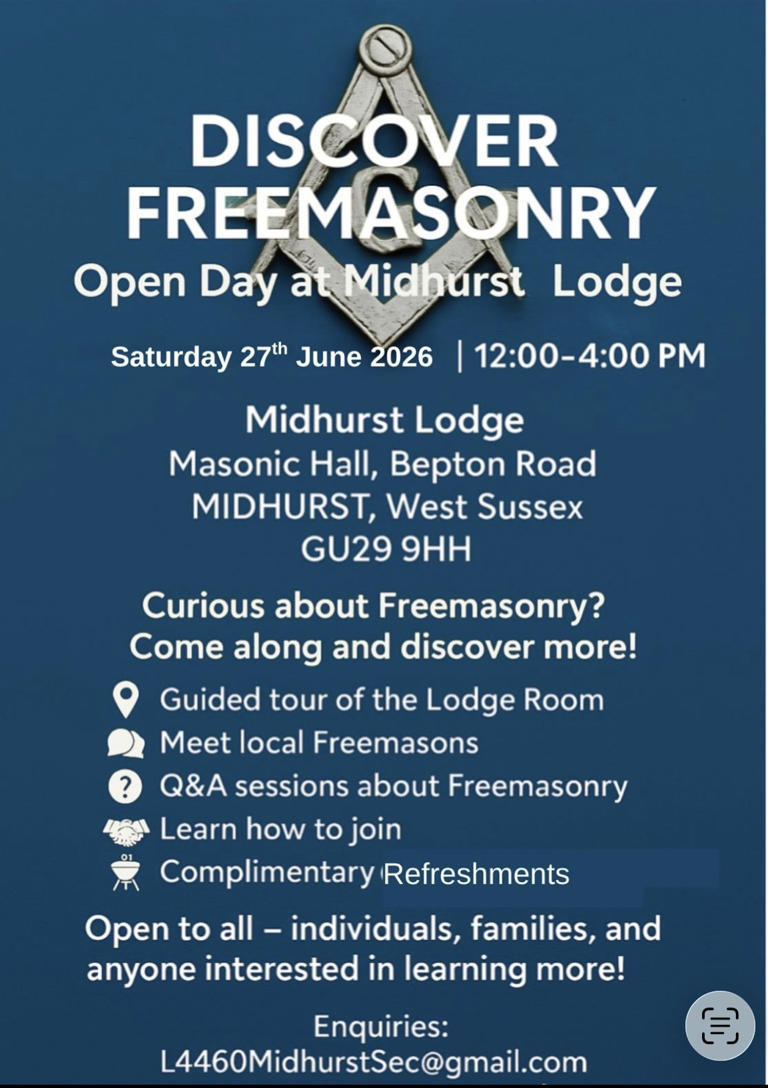 Freemasonry opens its doors in Midhurst