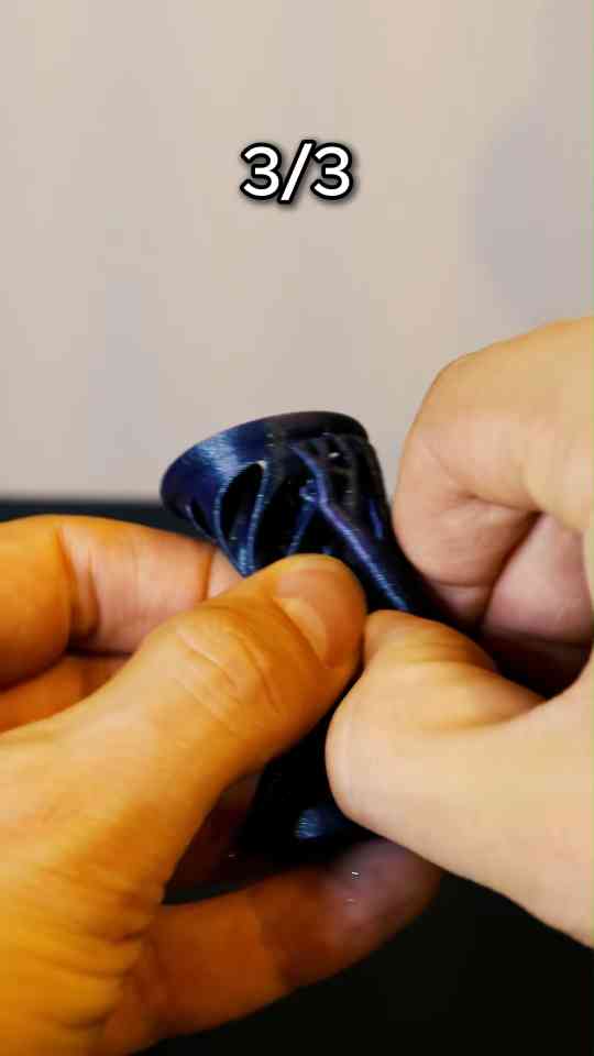 Three 3D printed vortex fidget toys that are addictively satisfying