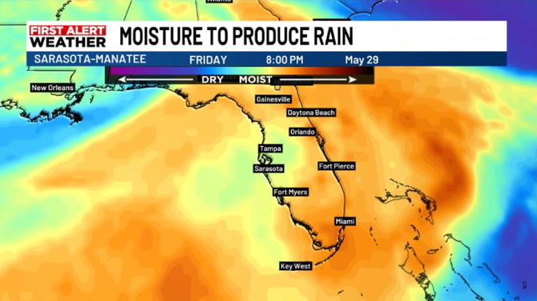 Wet days ahead with some possible heavy rains