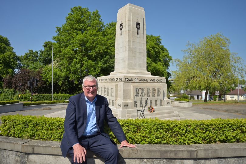 Restoration work completed at Airdrie Cenotaph