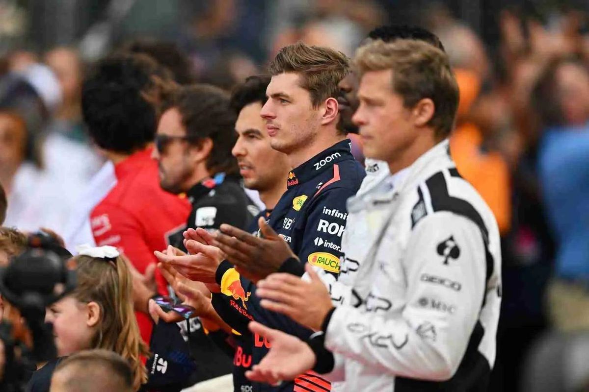 Verstappen stak zijn middelvinger op naar Brad Pitt: "Wát heb ik gedaan?"