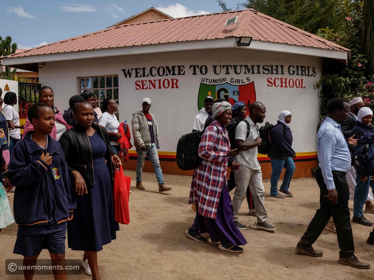 16 students die after fire at a girls' school in Kenya