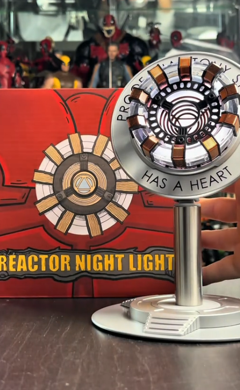 Arc reactor night light ASMR unboxing