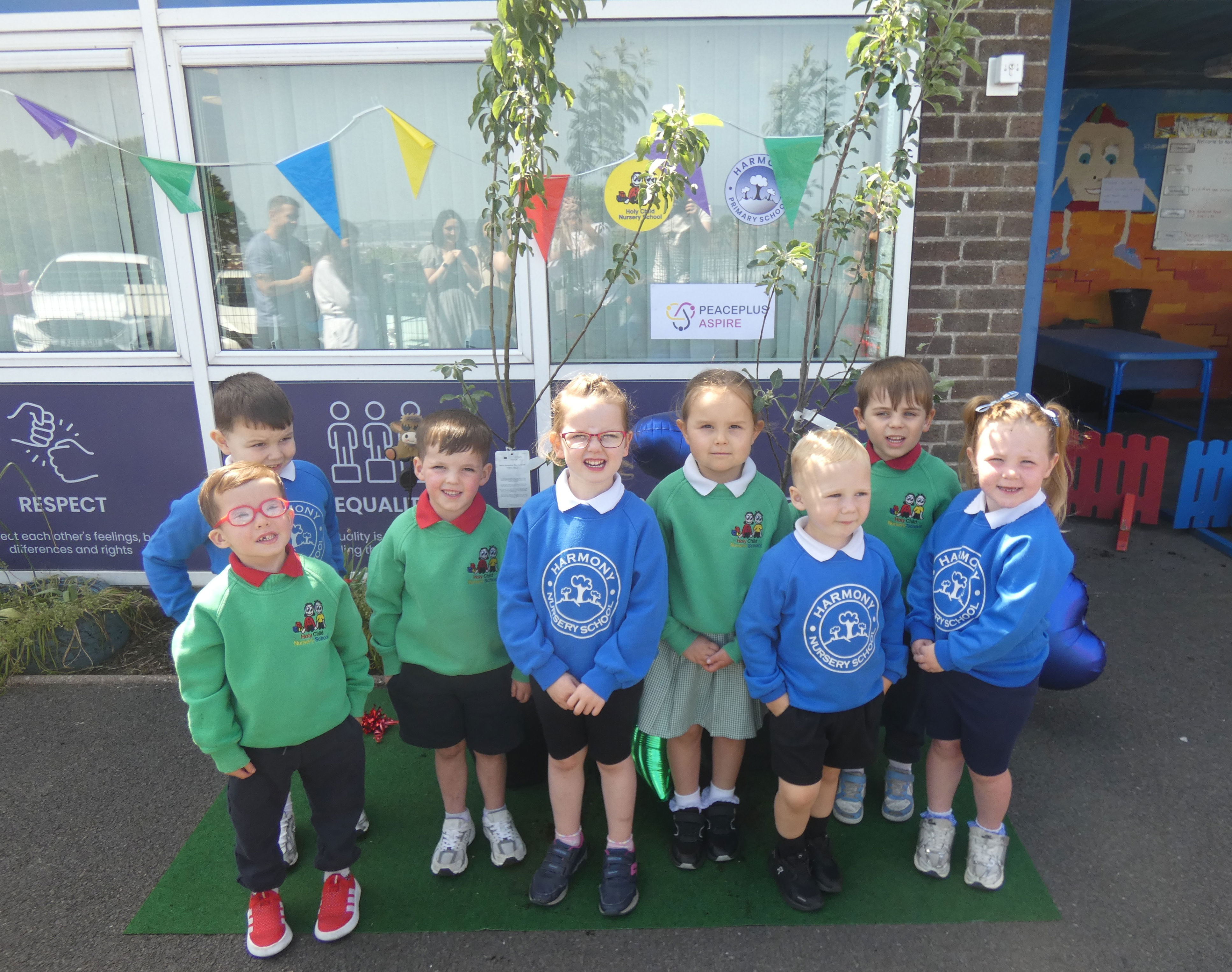 Tree planting celebrates successful partnership between Holy Child ...