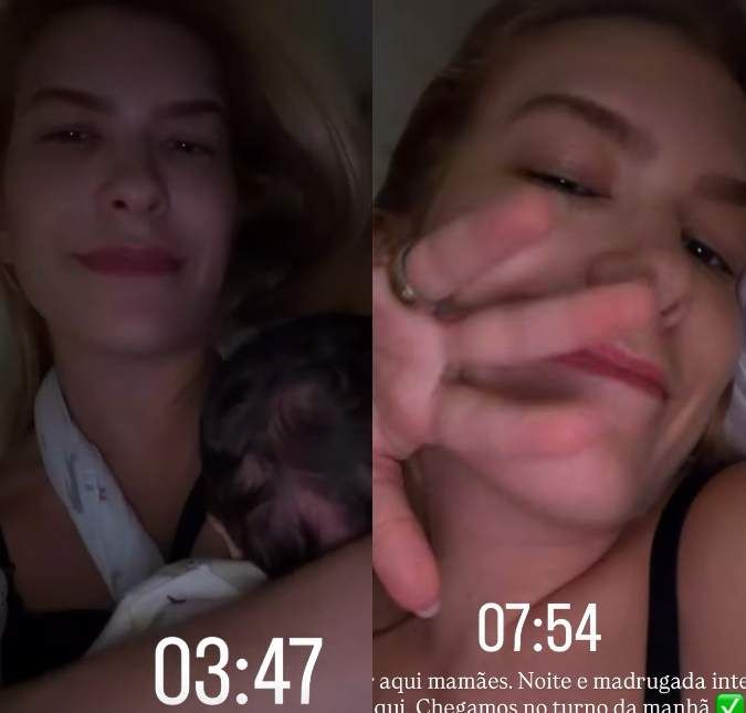 Após chegar da maternidade, Lore Improta passa madrugada em claro com ...