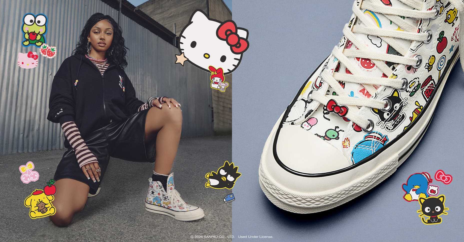 Hello Kitty's official Converse collaboration is here, and it's beyond ...