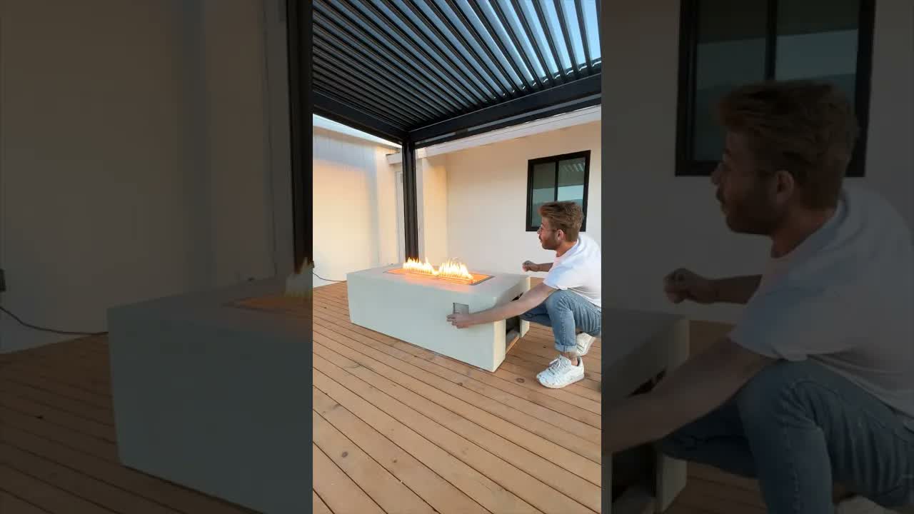 That’s not concrete - DIY fire pit coffee table using thinset mortar!