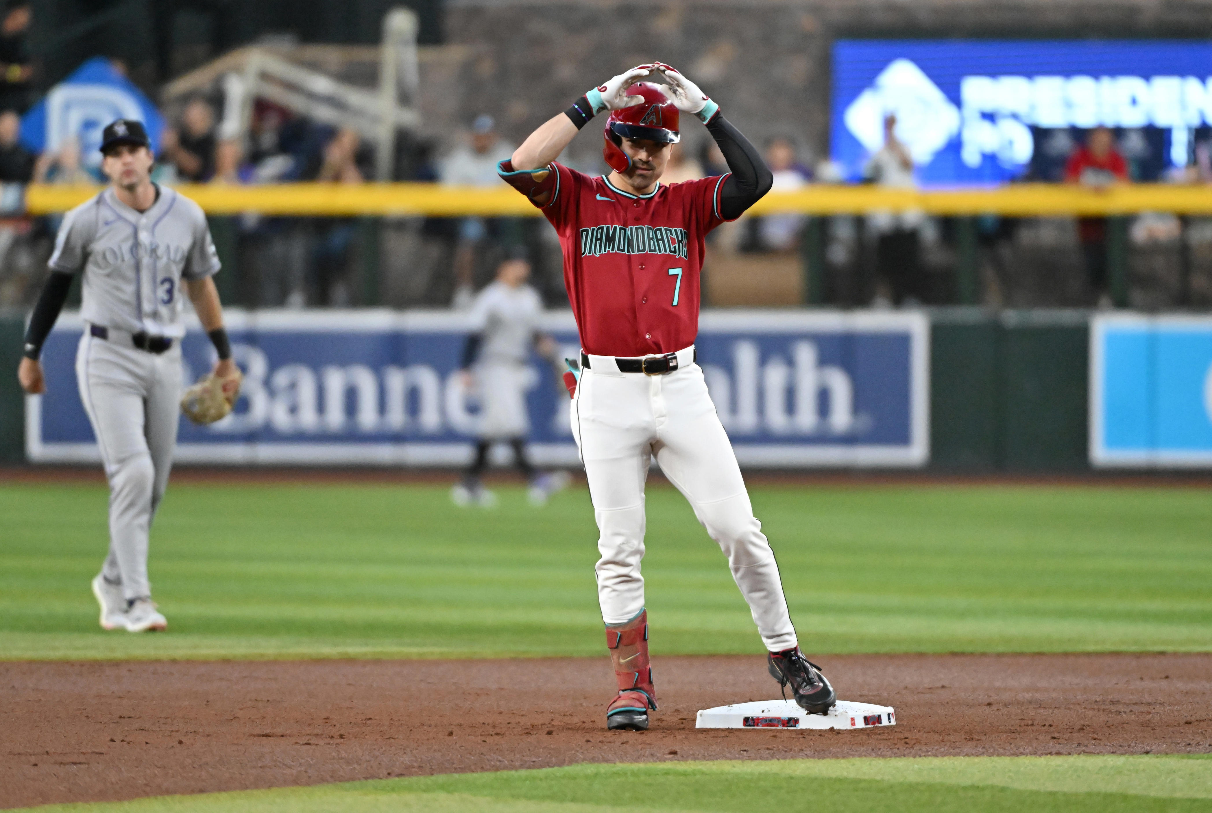 Corbin Carroll returns home, this time among the league's top hitters