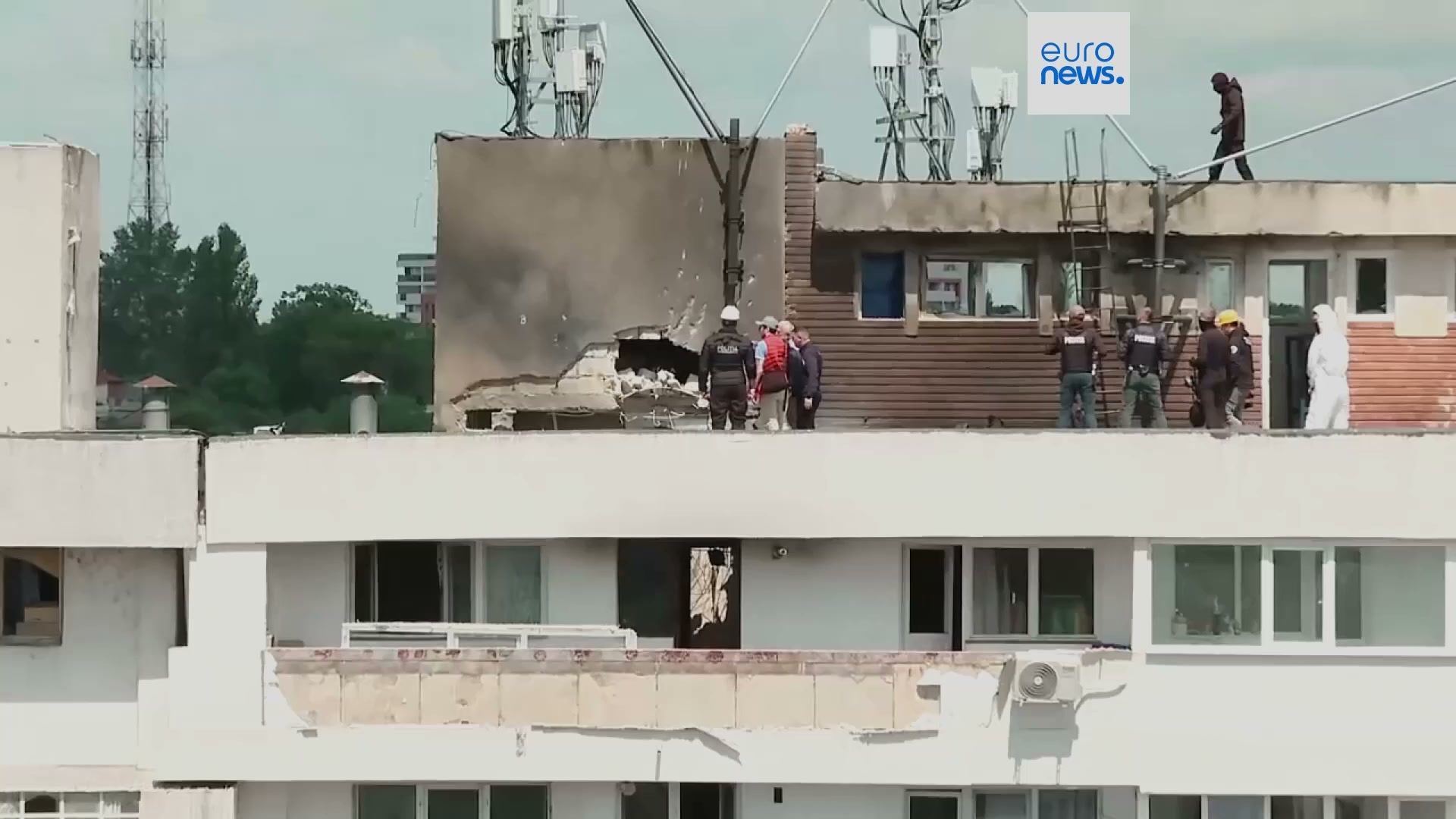 Euronews on the scene after Russian drone strike in Romania