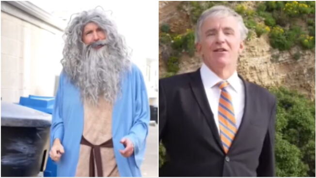 Dai Simpson alla Casa Bianca, Dan Greaney si candida vestito da profeta