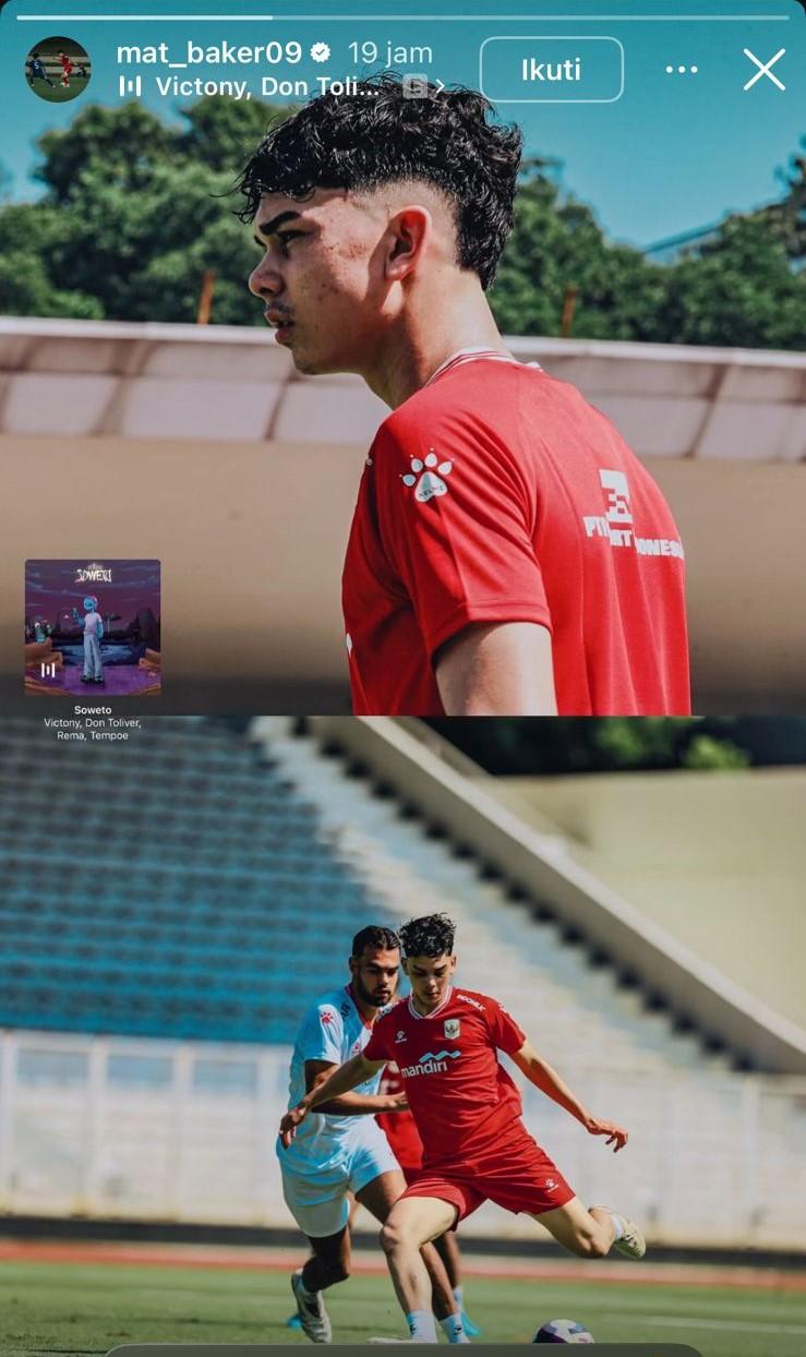 Alasan Mathew Baker ikuti latihan Timnas Indonesia senior jelang FIFA ...