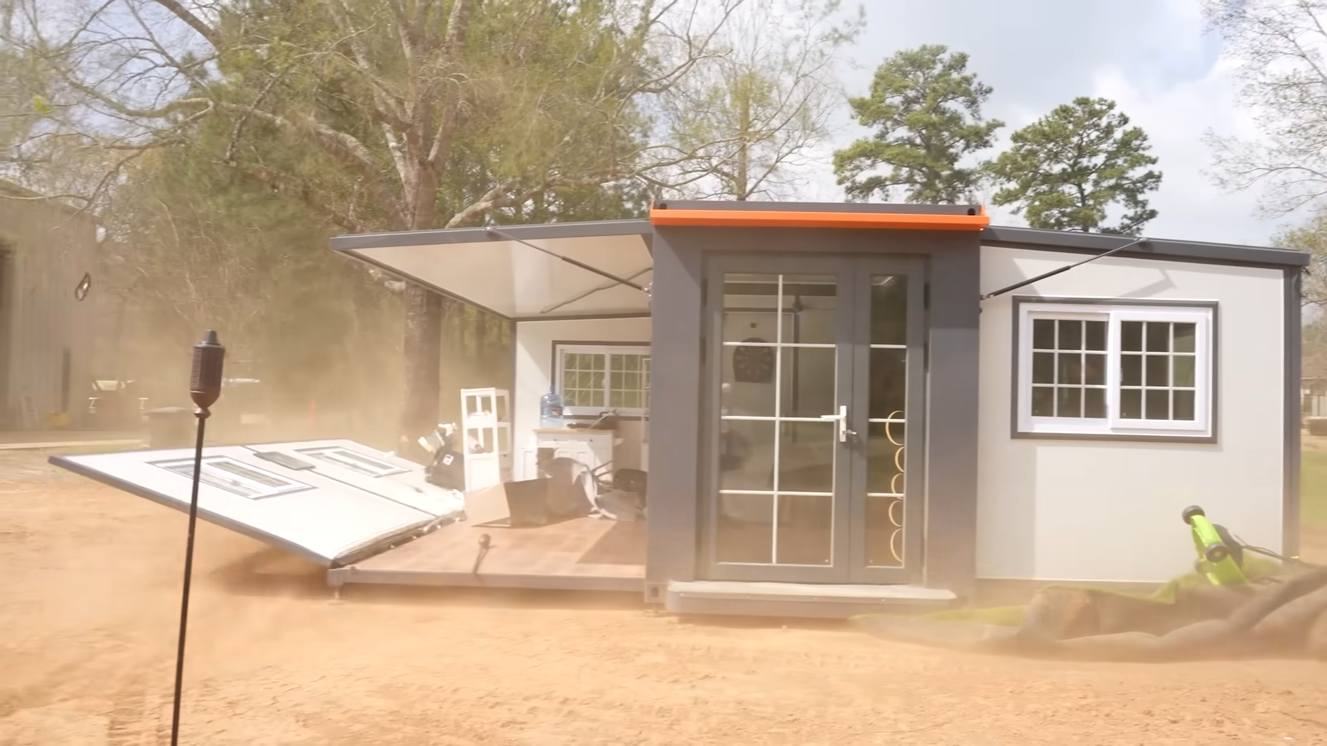 Watch how this Amazon-bought house survives the outside environment