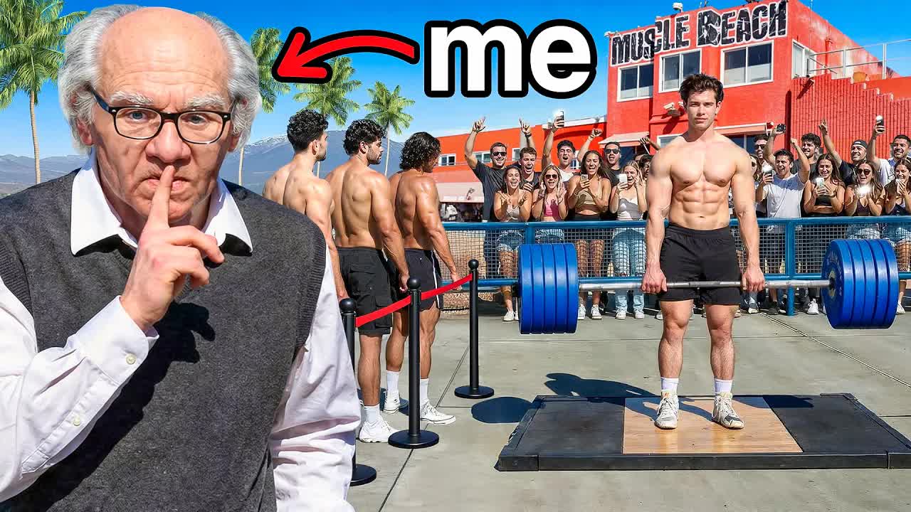 Will this grandpa dominate strength challenges?