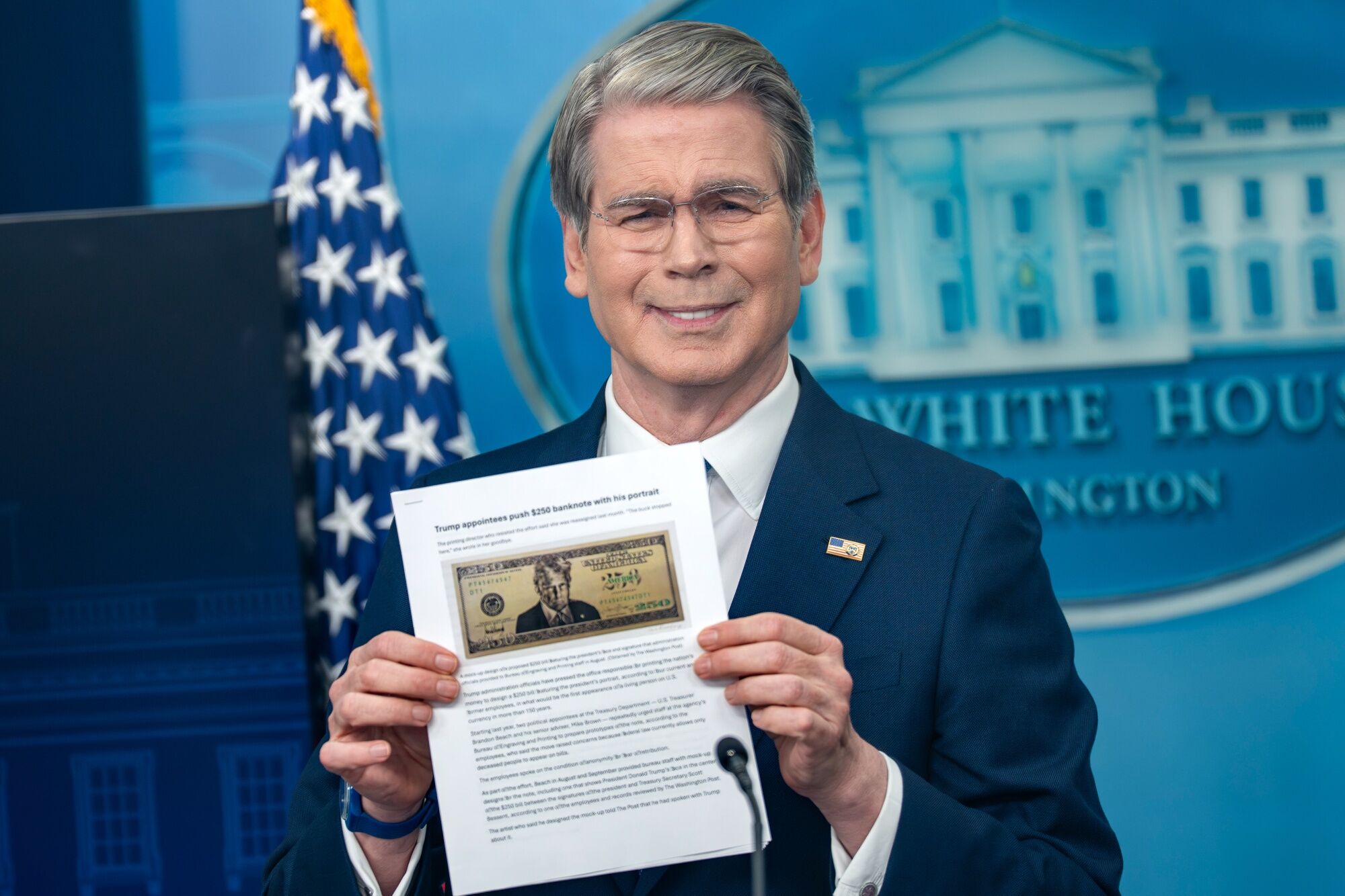 Bessent defends proposal for Trump’s face on special $250 bill