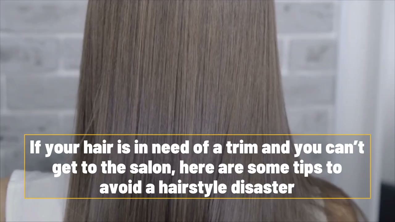 How to cut your own hair at home