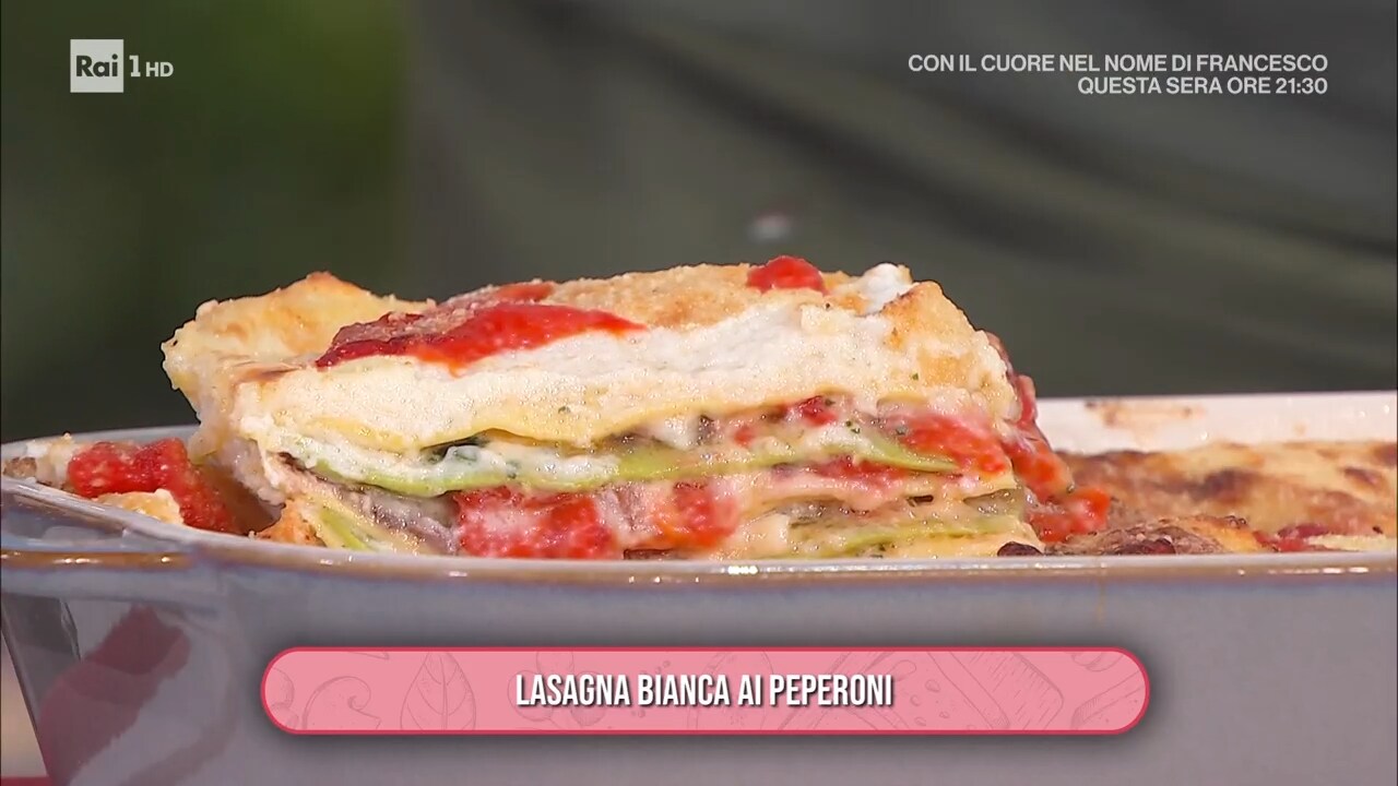 Lasagna bianca ai peperoni - È sempre mezzogiorno 29/05/2026