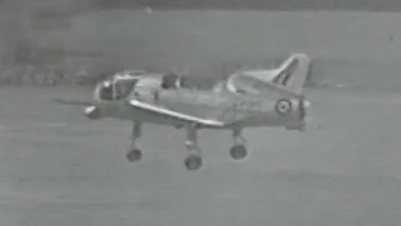Watch the jet that hovered before VTOL was even a thing