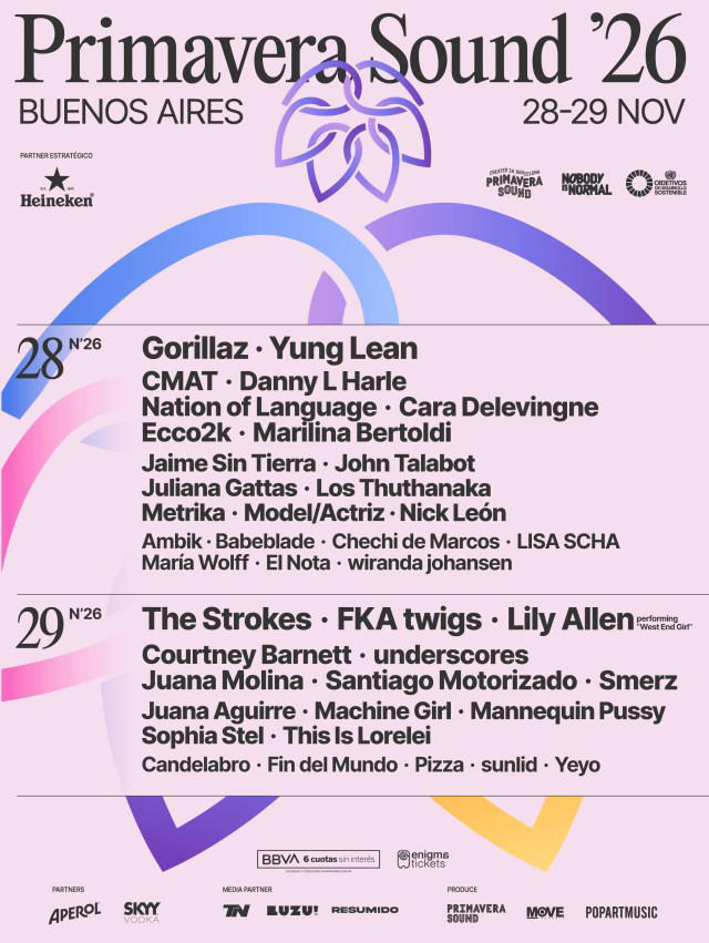 Primavera Sound Buenos Aires reveló el line up día por día