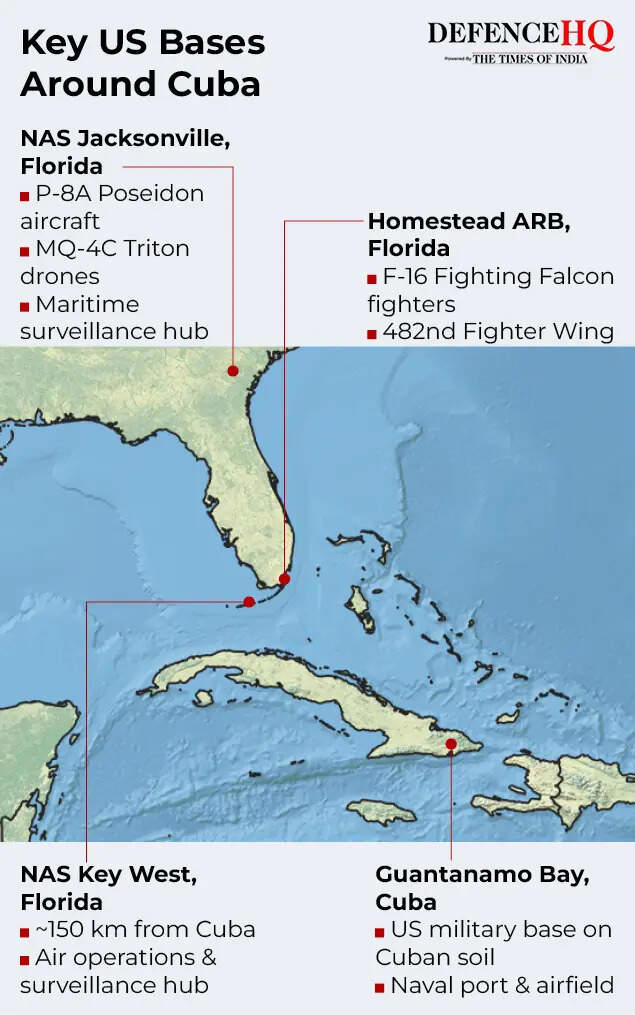 Warships, spy flights & fighter bases: What the US military footprint ...