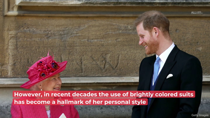 The significance of Queen Elizabeth's preference for vibrant colors