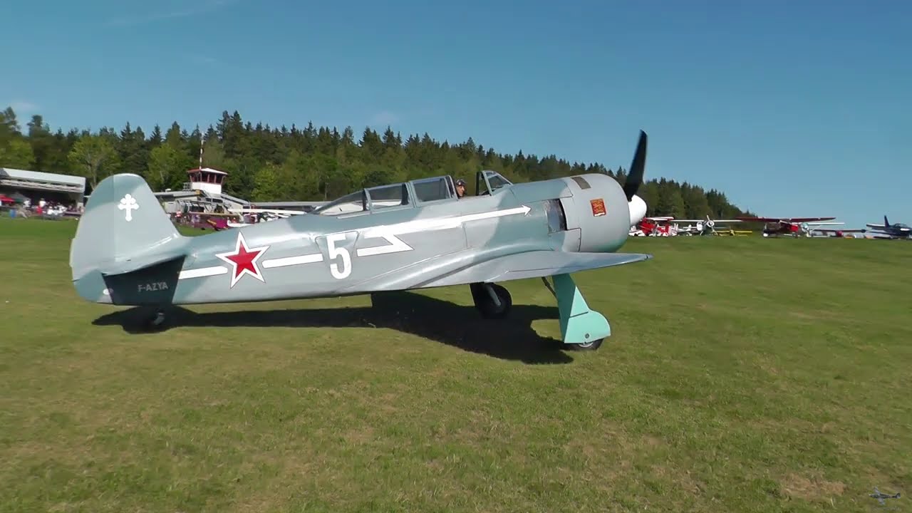 Watch this Yak-11 roar back to life - "You can hear it before you see it"