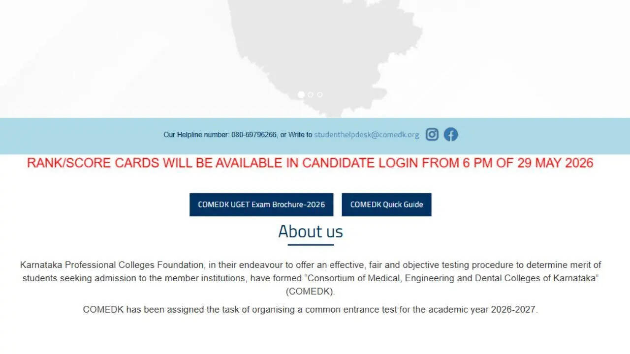 COMEDK UGET result 2026 release time changed at comedk.org; here’s when ...