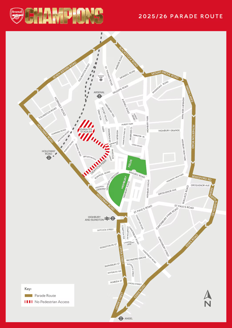 Inside one of the Met’s largest policing operations for Arsenal parade