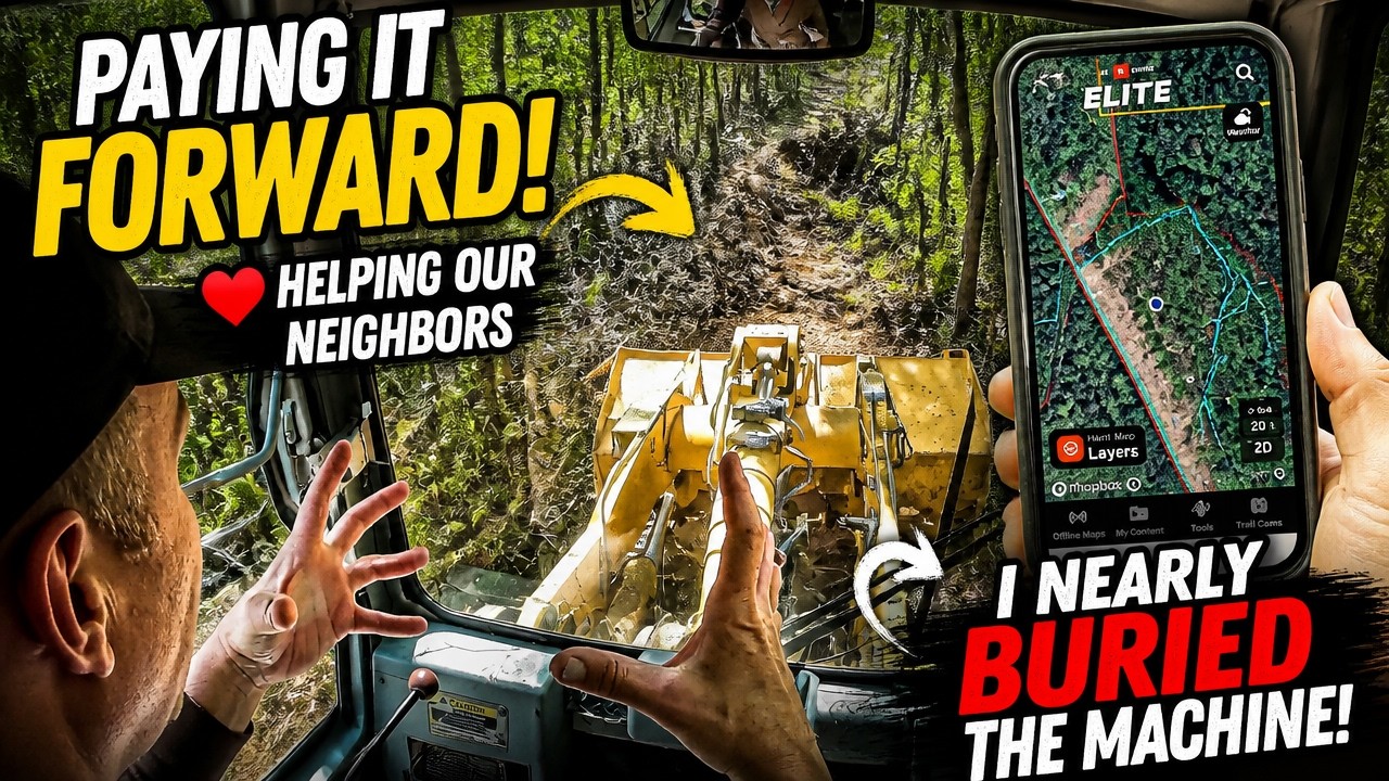 Helping neighbors and navigating a nearly buried machine
