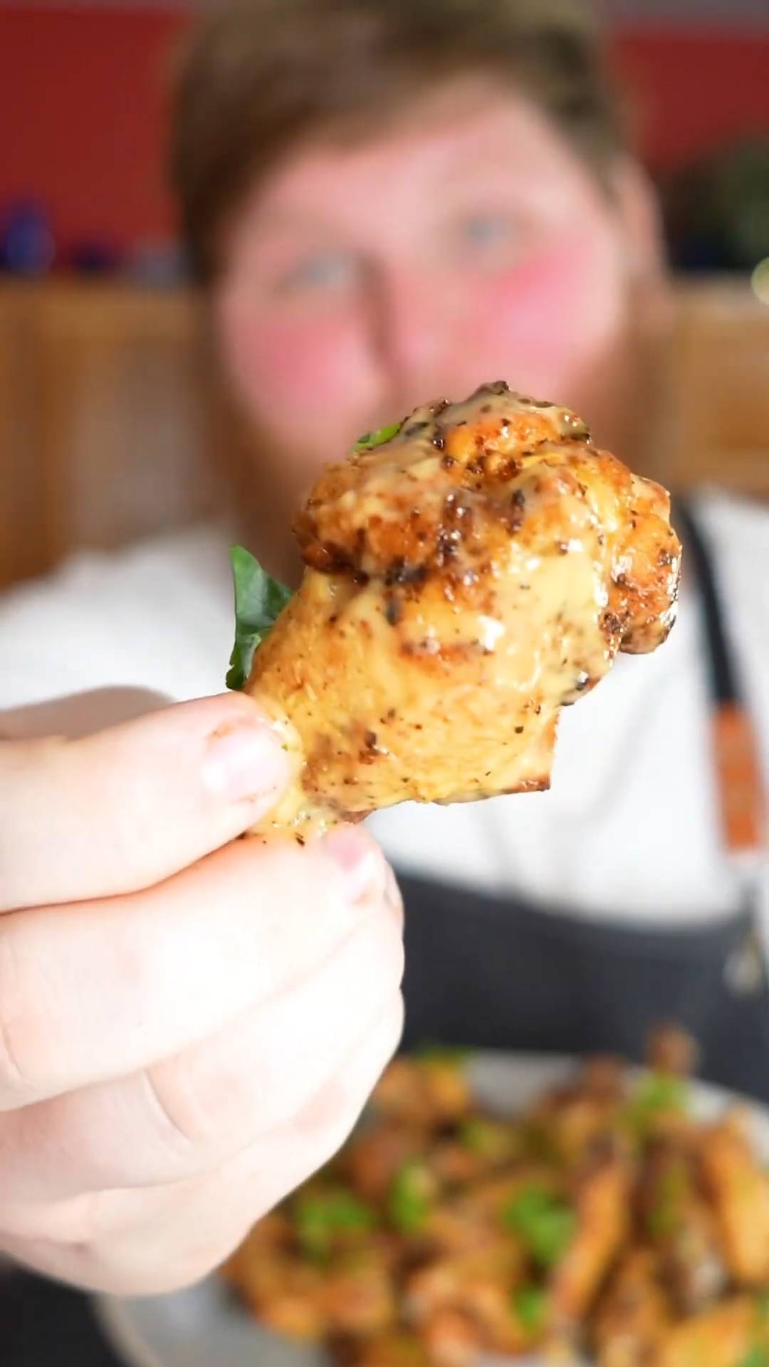 Sweet and spicy mango habanero wings with a fiery kick