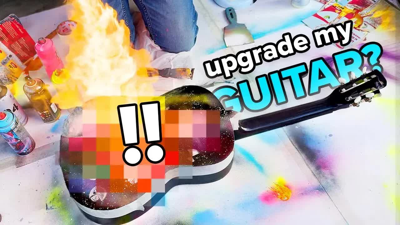 He turned my plain guitar into a masterpiece
